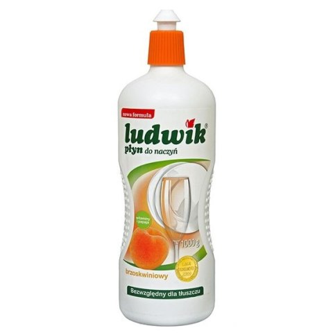 LUDWIK Płyn do mycia naczyń 900g brzoskwiniowy z lanoliną 28256 > Ludwik